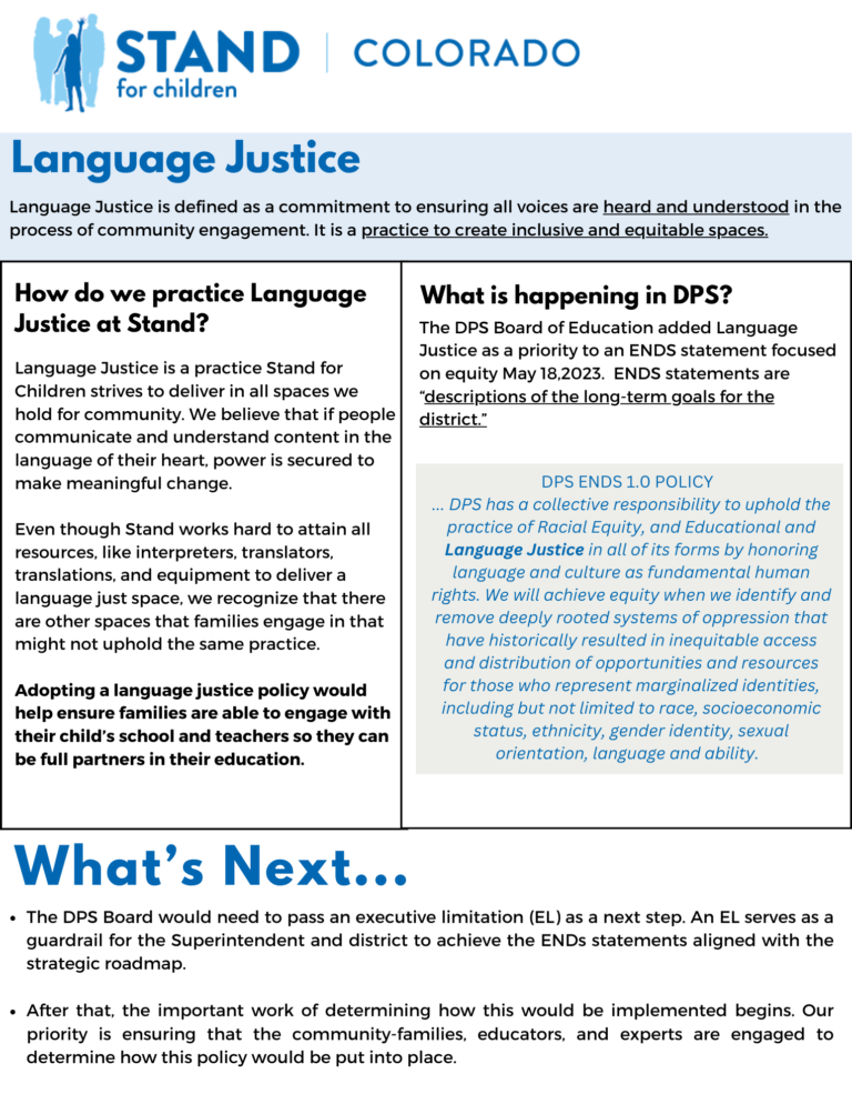 Language Justice in DPS-Where Are We Now and Where Are We Headed ...